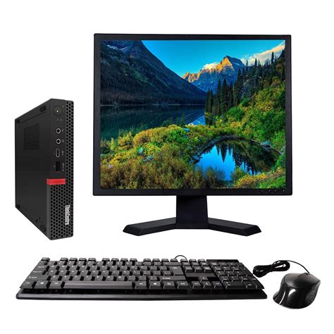 Restored Lenovo ThinkCentre M Q Micro Desktop Intel Core I T GHz GB RAM GB SSD