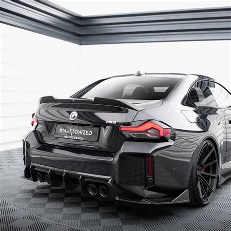 Maxton Design Bmw G87 M2 Gloss Carbon Fibre Rear Diffuser