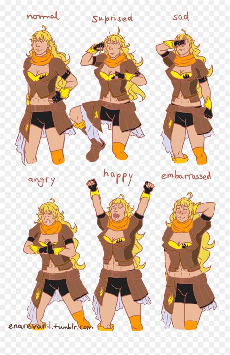 Rwby Expressions Hd Png Download Vhv