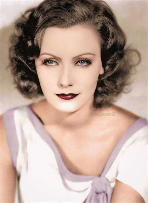 Old Hollywood With Colors Greta Garbo Colore