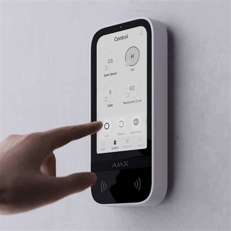 Ajax Keypad TouchScreen Turvatek