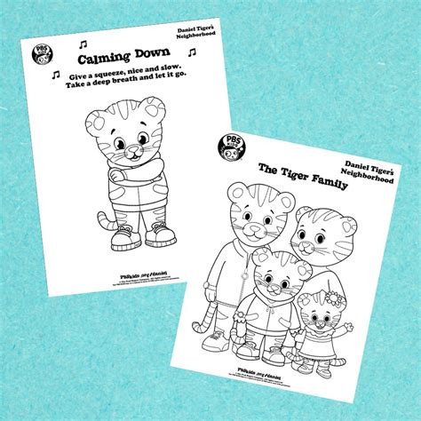 Daniel Tiger Coloring Pages Printable