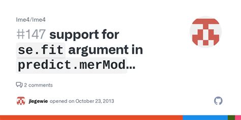 Support For `sefit` Argument In `predictmermod` Function · Issue 147