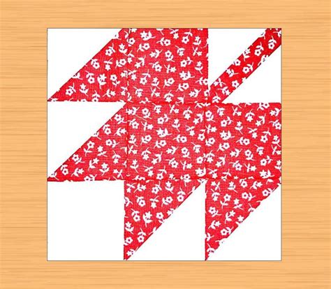 Leaf Quilt Block Pattern Pdf 3 Sizes Etsy