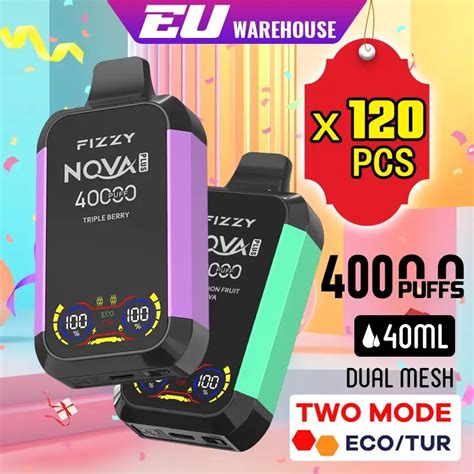 Fizzy Nova Plus 40000 Puffs 120pcs Fizzyvapeeu