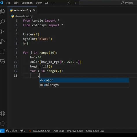 python animation video 🐢 python pythonprogramming pythontutorial