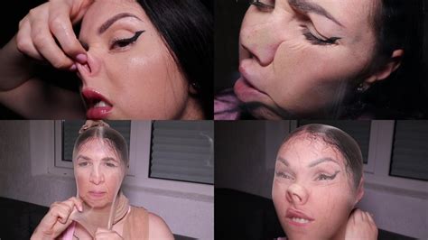 Beautiful Face Distortion And Pignose 2 Tonnia Clips4sale
