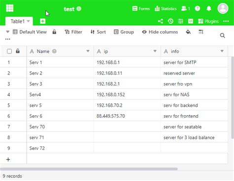Seaching Table Entries Bug Admin Talk Seatable Forum