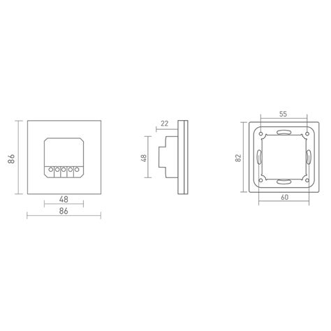 LTECH L BUS EX F Series RF DMX Zone RGB CCT Panel Xpress Electrical