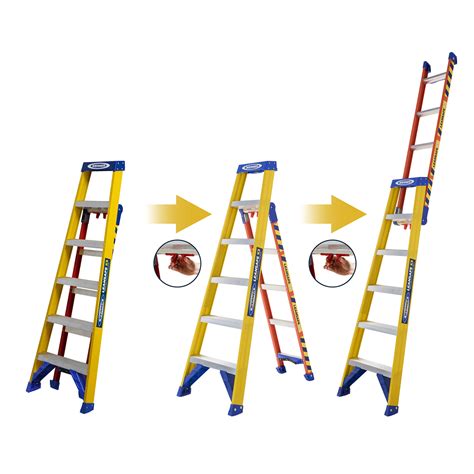 Werner 75071 Leansafe X3 Fibreglass Multi Purpose Ladder Ladders4Sale