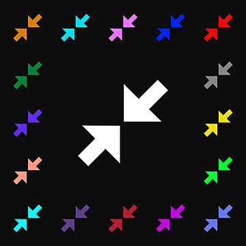 Template Design Of A Simple Vector Icon For Exit Illustration Symbol Vector Arrow Directional