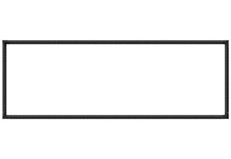 Frame Rectangle Applique Machine Embroidery 16 Sizes Etsy