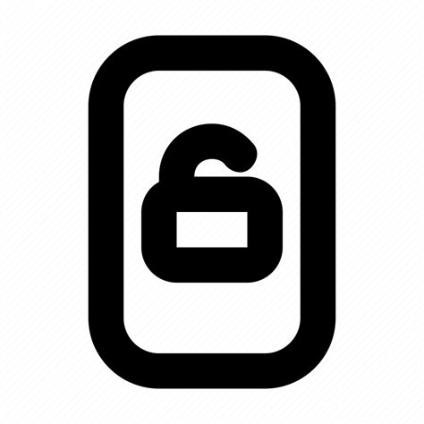 Unlock Phone Screen Security Icon Download On Iconfinder