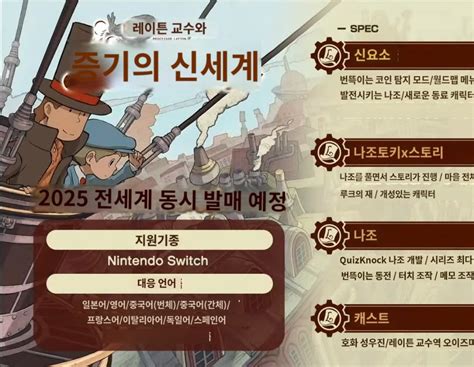 레이튼 교수 신작 한글화 안되넹 치지직 에펨코리아