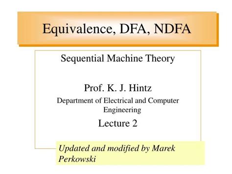 Ppt Equivalence Dfa Ndfa Powerpoint Presentation Free Download Id 4503329