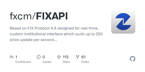 GitHub Fxcm FIXAPI Based On FIX Protocol 4 4 Designed For Real Time Custom Institutional