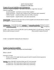 Final Exam Review Ch 8 12docx Acct 2113 Fall 2017 Chapters 8 12