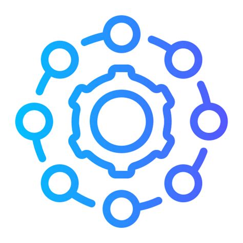 Procession Generic Gradient Outline Icon