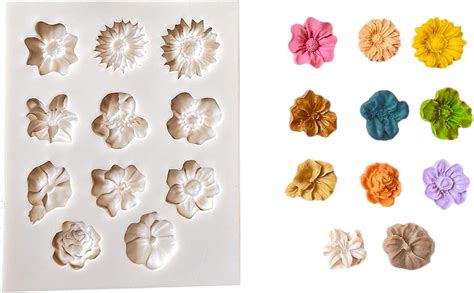 Flower Polymer Clay Molds Polymer Clay Molds For Jewelry