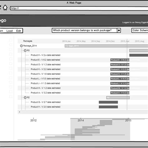 A Mock Up Of The Web Page Including An Interactive Visualisation Download Scientific Diagram
