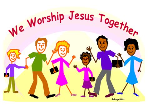 Celebrating Faith With Worship Christian Cliparts