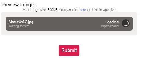 Javascript Disable Form Submit While File Is Loading FilePond Stack Overflow