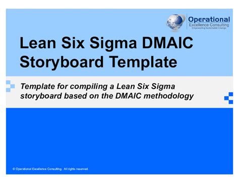 Joseph Robinson On Linkedin Lean Six Sigma Dmaic Project Template 61 Slide Powerpoint
