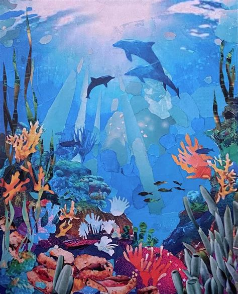 Underwater Ii Mixed Media By Robin Birrell Sea Illustration Art