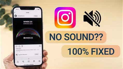 How To Fix No Sound On Instagram Stories In Ios 164 Youtube