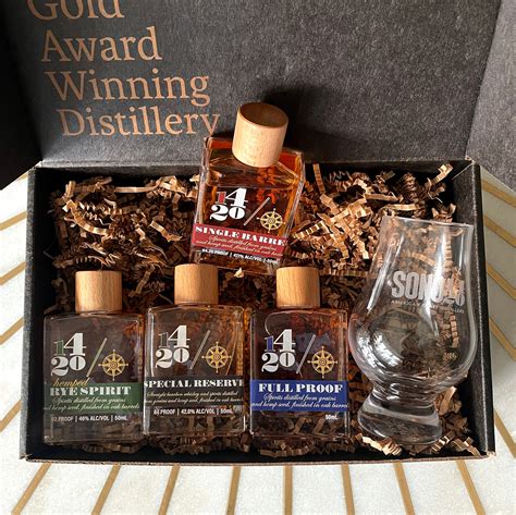 1420 Flagship Whiskey Sampler Box Sono 1420 Spirits