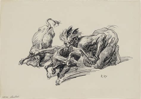 Heinrich Kley Warmes Abendbrot Bull Anatomy Drawings Louis Moe Art