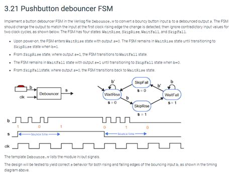 Solved Fsm Debouncer Implementation On Verilog I Get Errors Solved Fsm Debouncer Implementation On Verilog I Get Errors