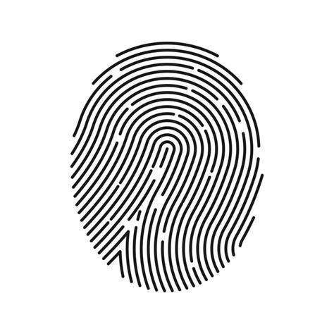 Fingerprint Icon Digital Security Authentication Concept 8442138 Vector Art At Vecteezy