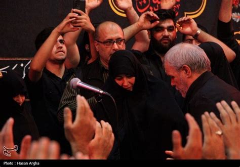 عکس‌هایی از همسر شهید رئیسی در در حسینیه اعظم زنجان