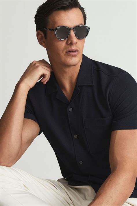 Reiss Round Sunglasses In Blackwhite Reiss Sunglasses Eyewear