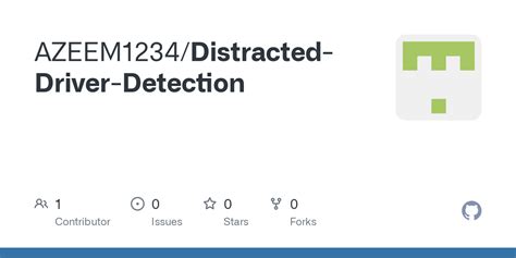 Github Azeem1234distracted Driver Detection