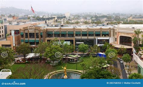 Glendale Los Angeles California The Americana At Brand Editorial