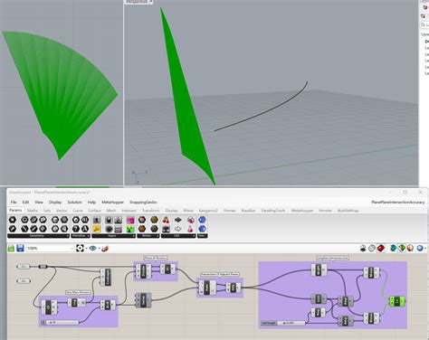 Questioning Accuracy Of Plane Plane Intersection Grasshopper Mcneel Forum