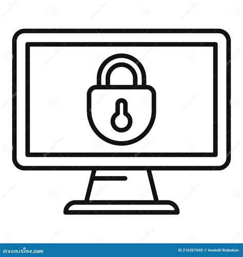 Multi Factor Authentication Icon Outline Style Stock Vector Illustration Of Smartphone