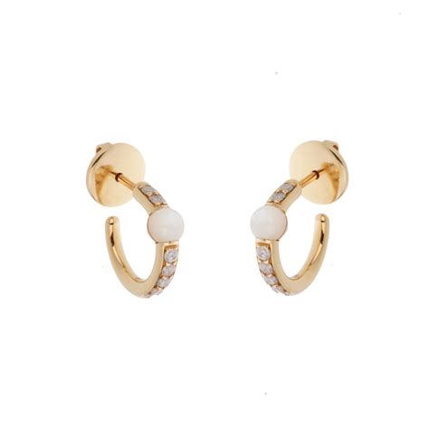 Pomellato Mama Non Mama 18k Rose Gold Diamond Earrings Opulent Jewelers