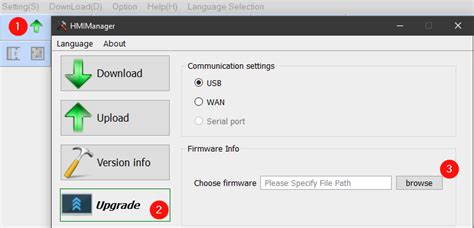 How To Upgrade The Hmi Firmware Support Of Ace Automation Europe