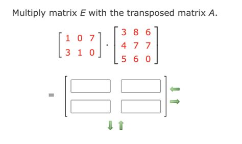 Solved Use The Following Matrices To Perform The Indicated Chegg