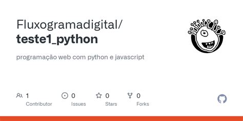 Github Fluxogramadigitalteste1python Programação Web Com Python E