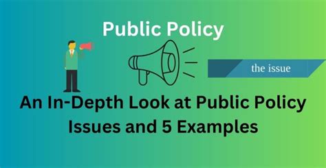 An In Depth Look At Public Policy Issues And 5 Examples