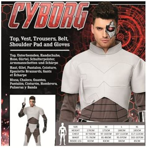 Cyborg Costume Medium