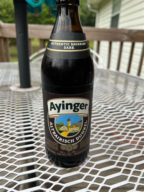 Ayinger Dunkel Yum R Beerporn
