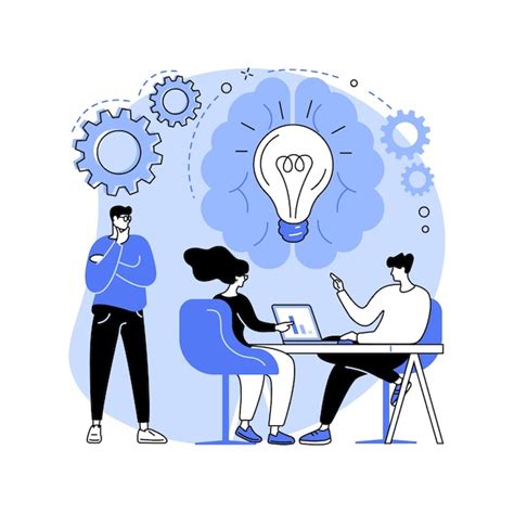 Premium Vector Brainstorming Abstract Concept Vector Illustration