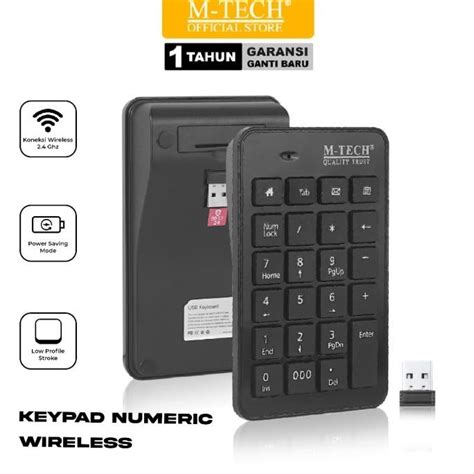 Jual Promo M Tech Original Keyboard Keypad Angka Numerik Kasir Wireless Shopee Indonesia