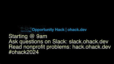 opportunity hack on linkedin opportunity hack 2024 hack ohack dev