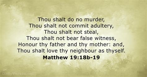 Thou Shalt Not Commit Adultery